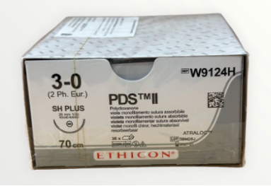 Chỉ phẫu thuật PDS II số 3/0 mã số W9124H